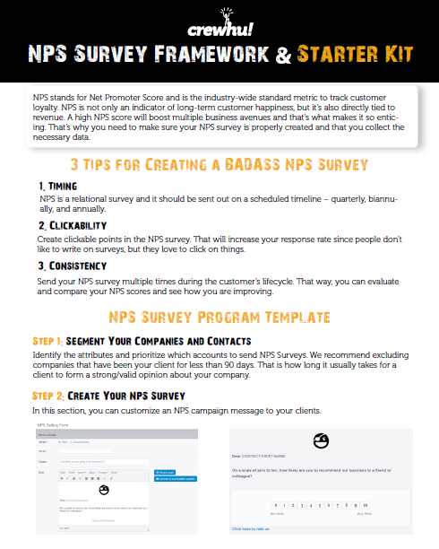 Download the Free NPS Survey Framework and Starter Kit for Your MSP